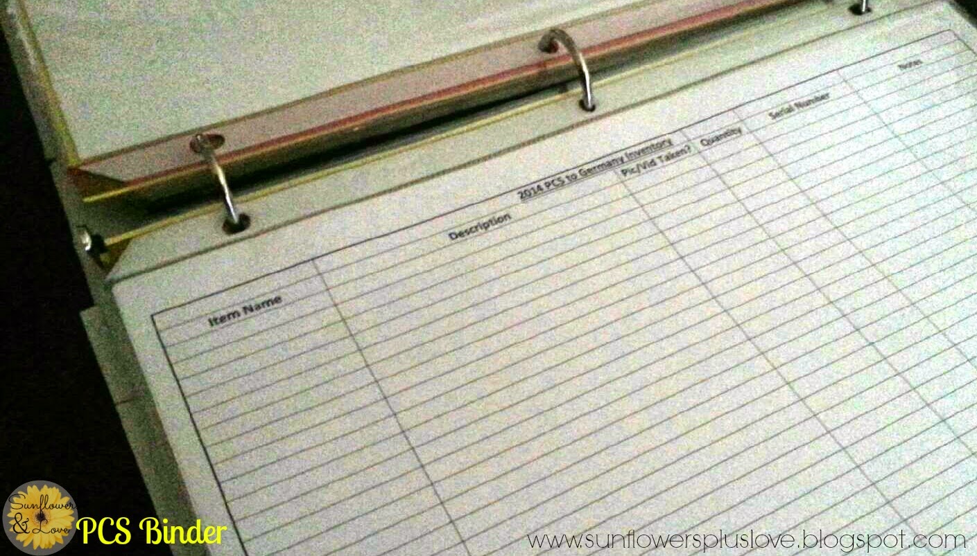 Sunflowers & Love: PCS Files: The Master PCS Binder