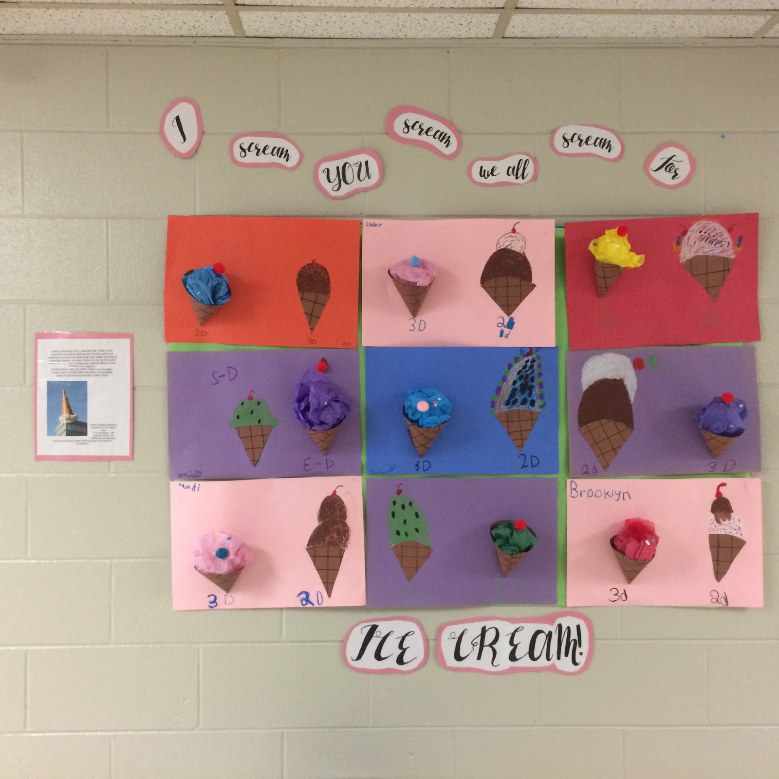 The Teacher with a Ponytail: I scream, you scream, we all scream for ...