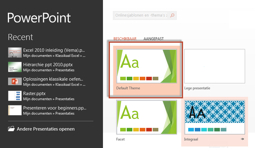 Luc's PowerPoint blog: Wat is nieuw in PowerPoint 2013-3 - Nieuw ...