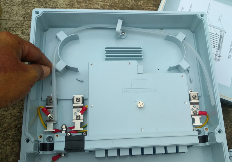Instalasi ODP SOLID di provider plat merah BAGIAN 2 - Dunia Fiber Optik ...