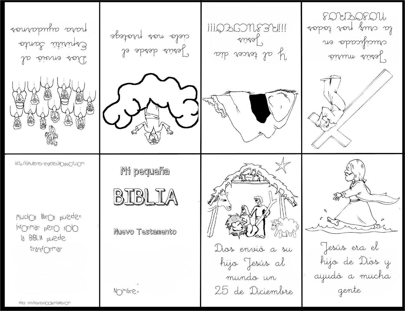 Mi pequeña Biblia (libritos para colorear y trabajar con nuestros ...