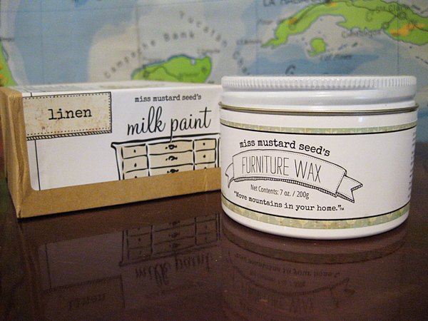 The Dry Sink In Progress: My First Experience with Milk Paint