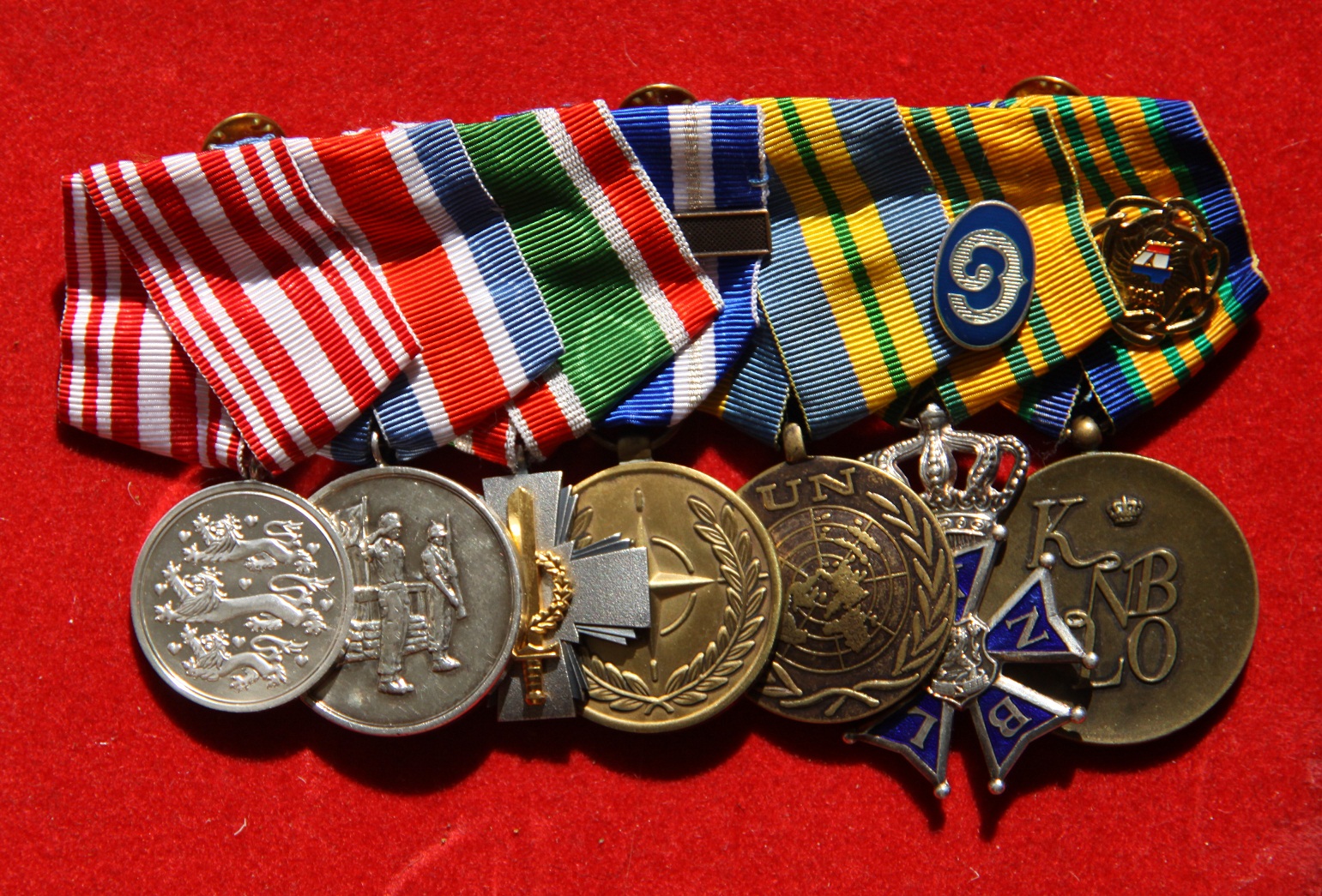 Marchteam Bjørnebanden: Ribbon bar (Uniformsspænde/"sild"), year 2011