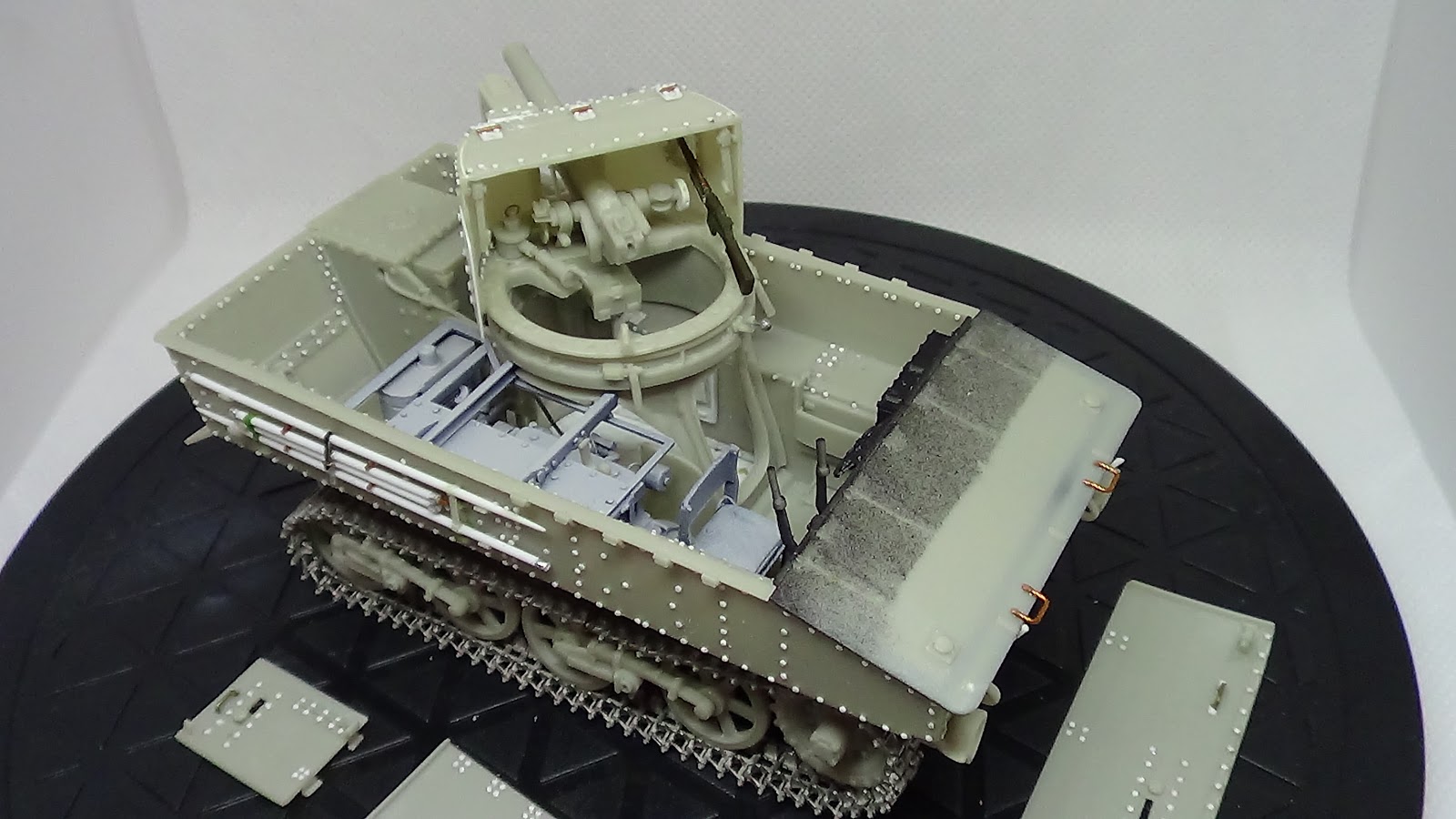 Size's military scale models: Belgian T13 type I (part 4): Build finished