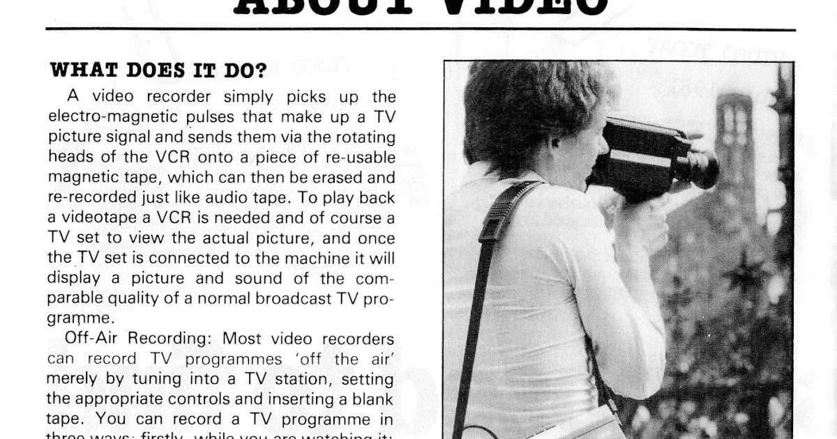 Vintage Video Machines - - - - - -