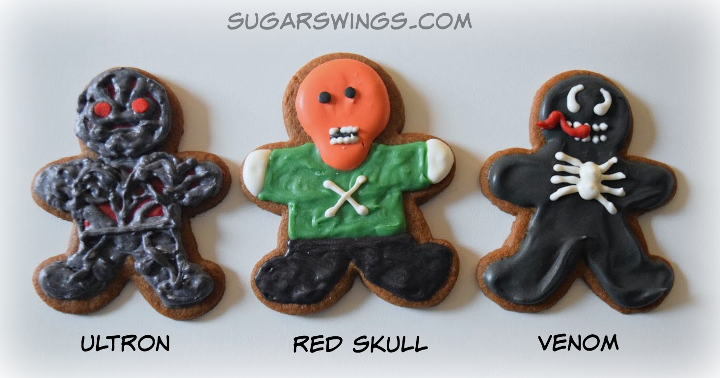 Sugar Swings! Serve Some: Super Hero Villain Gingerbread Men Cookies
