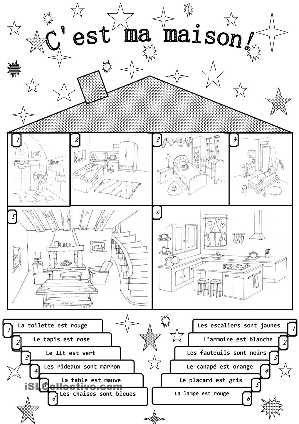 FRANÇAIS DANS LA MAISON: 5º de primaria