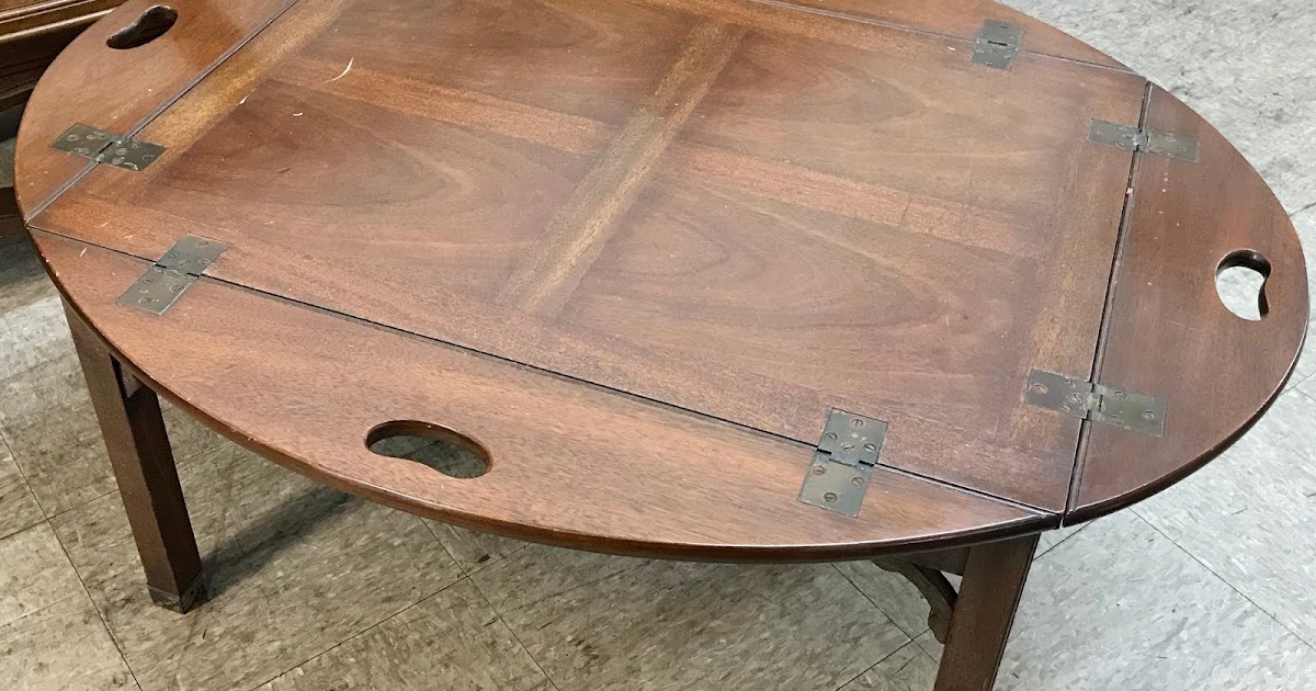 Uhuru Furniture & Collectibles: #475909 Hardwood Butler-style Coffee ...