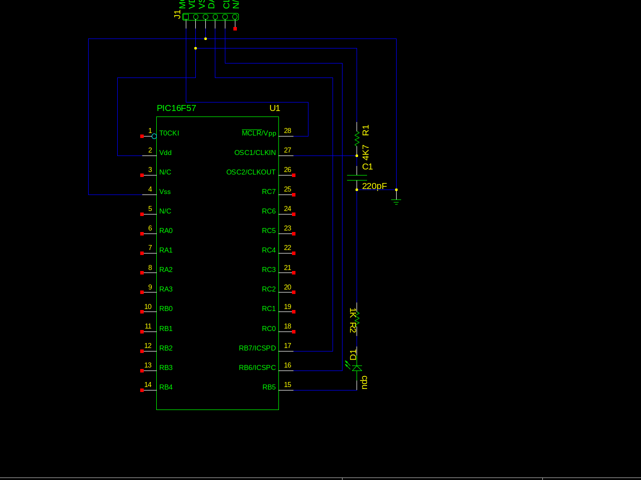 cmheong's blog: Development System for the ancient Microchip PIC16F57 CPU