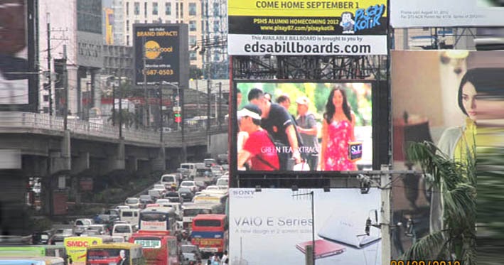 Billboard on EDSA calls all Geniuses to Come Home