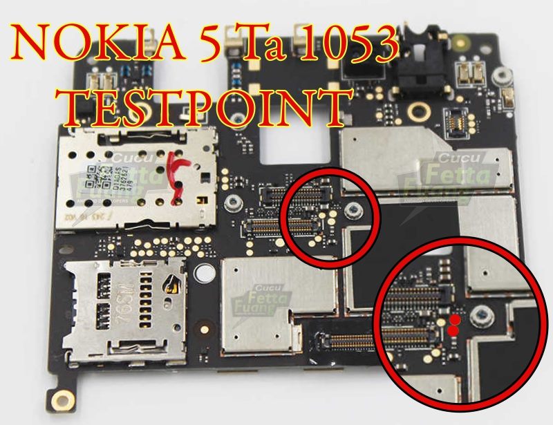 NOKIA 5 TA-1053 TEST POINT - TEMBEL PANCI