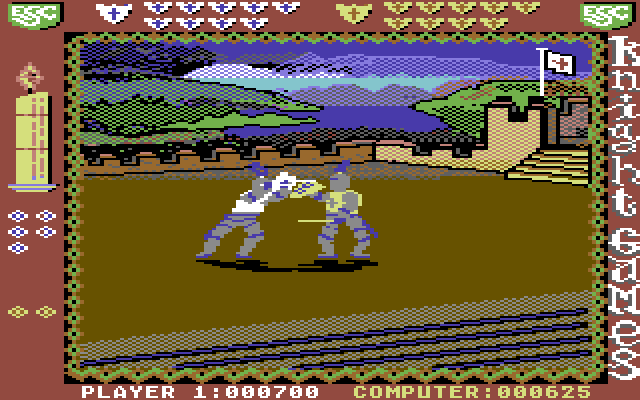 VGJUNK: KNIGHT GAMES (COMMODORE 64)