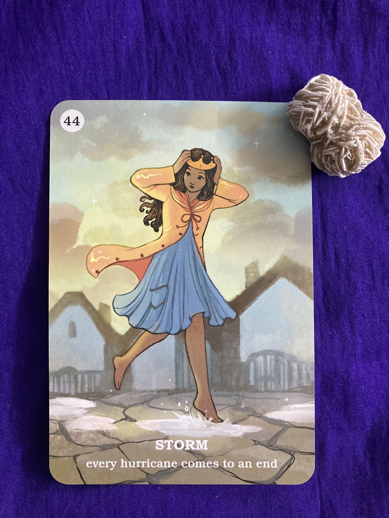 Tarot Musings: Card of the day Storm - Every hurricane comes to an end