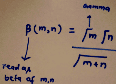 √ relation between beta and gamma function - Science Laws