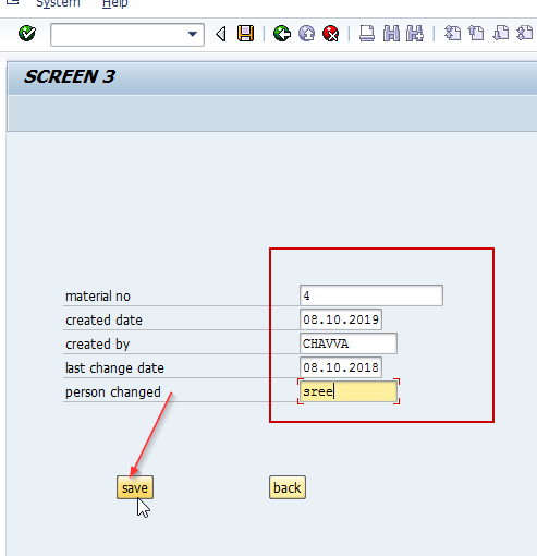 SAP ABAP Central: CRUD Operations in Module Pool