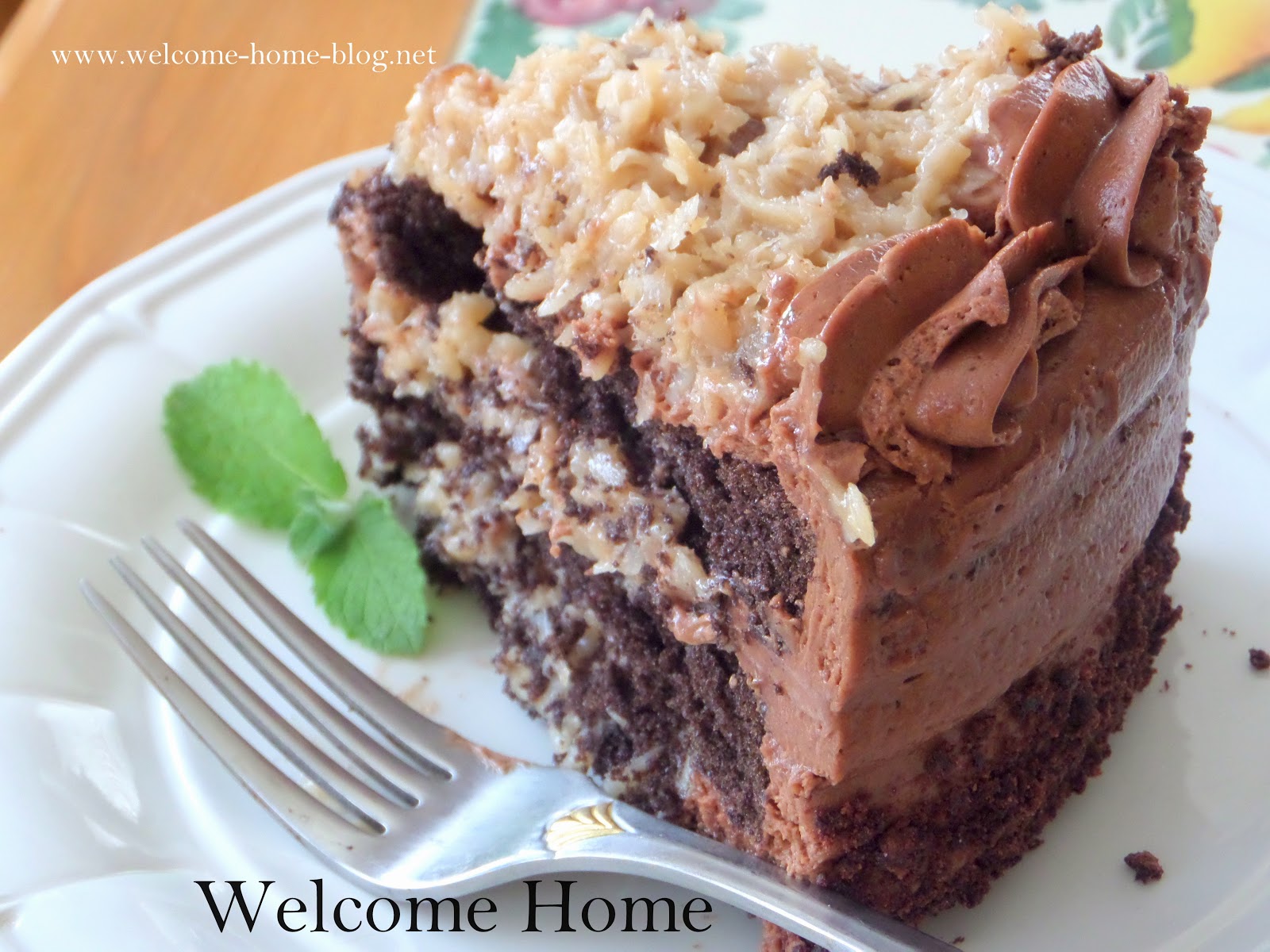 Welcome Home Blog: German Chocolate Cake