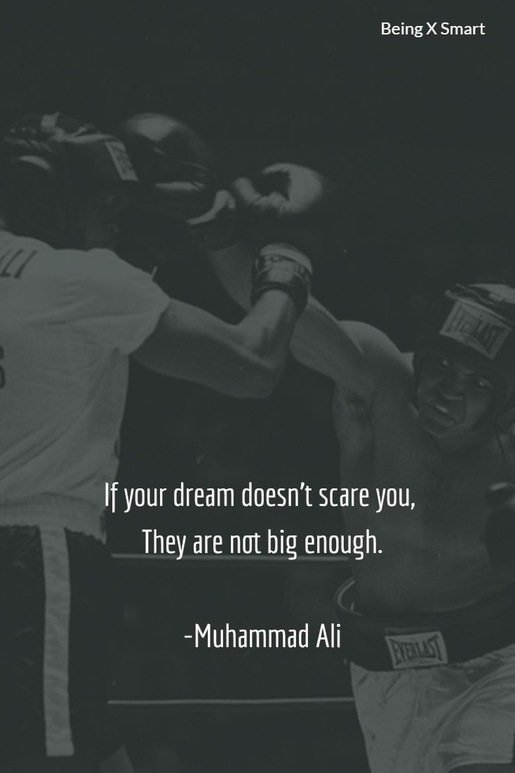 Best Muhammad Ali inspirational quotes about life and success.