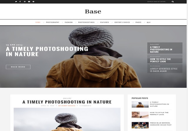 Base Blogger Template - Blogger Template