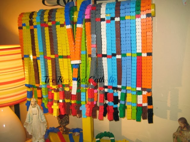 The Recycled Catholic: Lego Rosary the perfect First Holy Communion Gift!