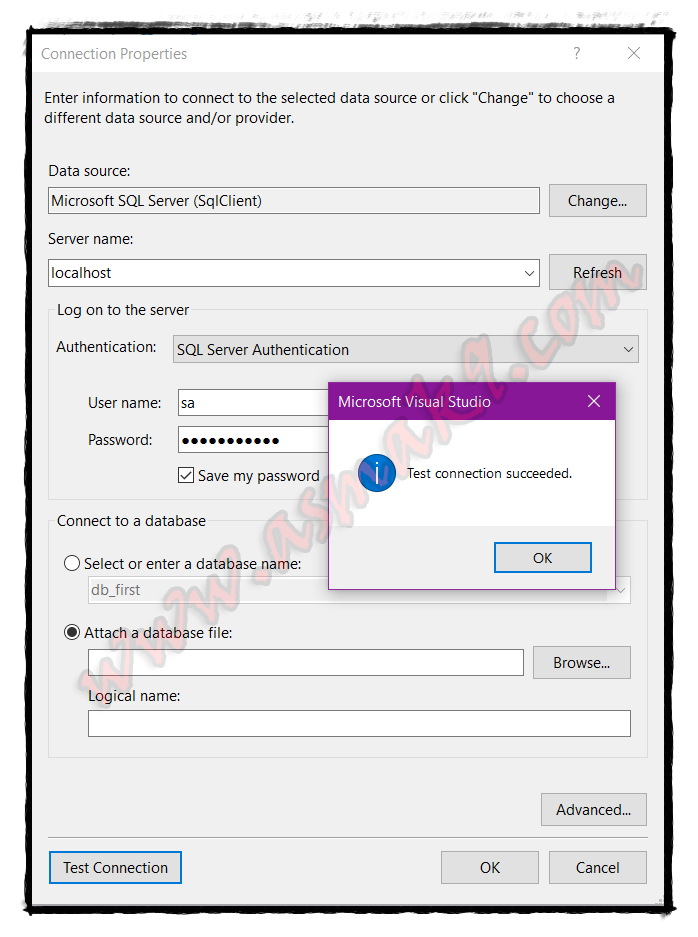 Aspnet Mvc Rest Web Api Sql Server Connection Using Entity Framework Database First Approach