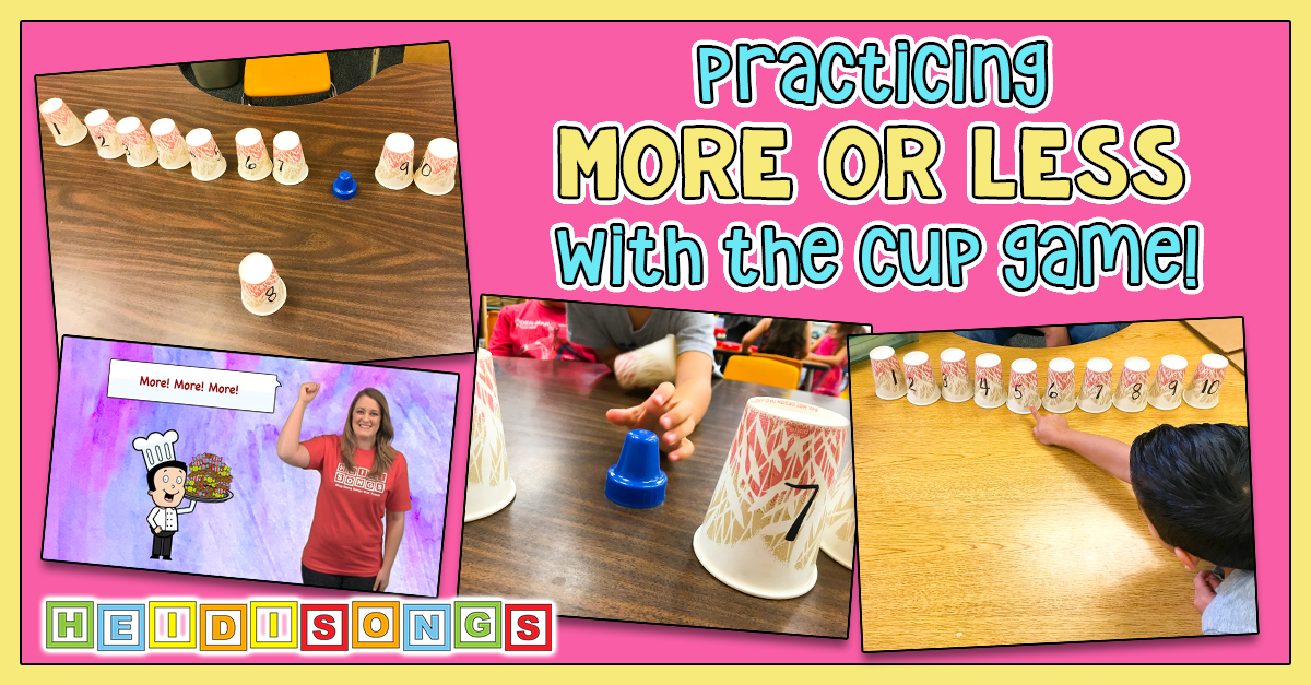Practicing More & Less with the Cup Game!