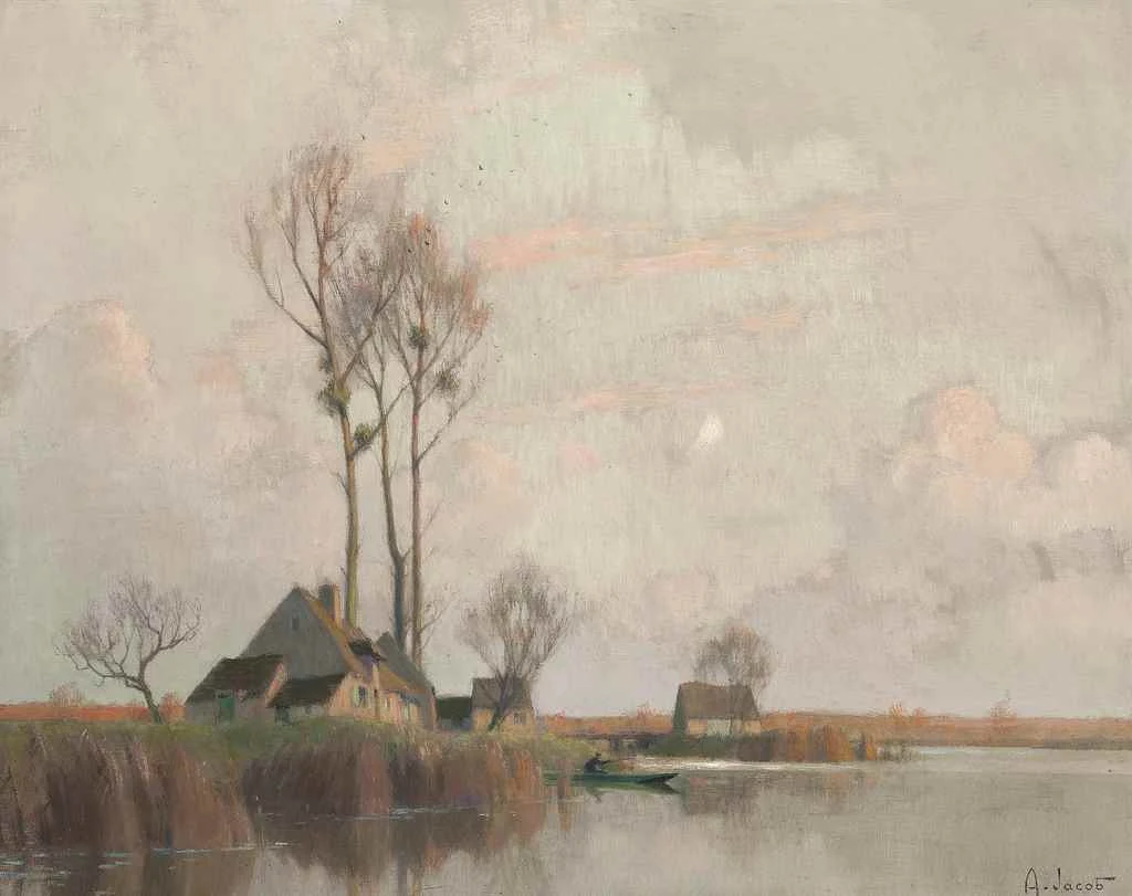 Alexandre-Louis Jacob | Landscape painter | Tutt'Art@ | Pittura ...