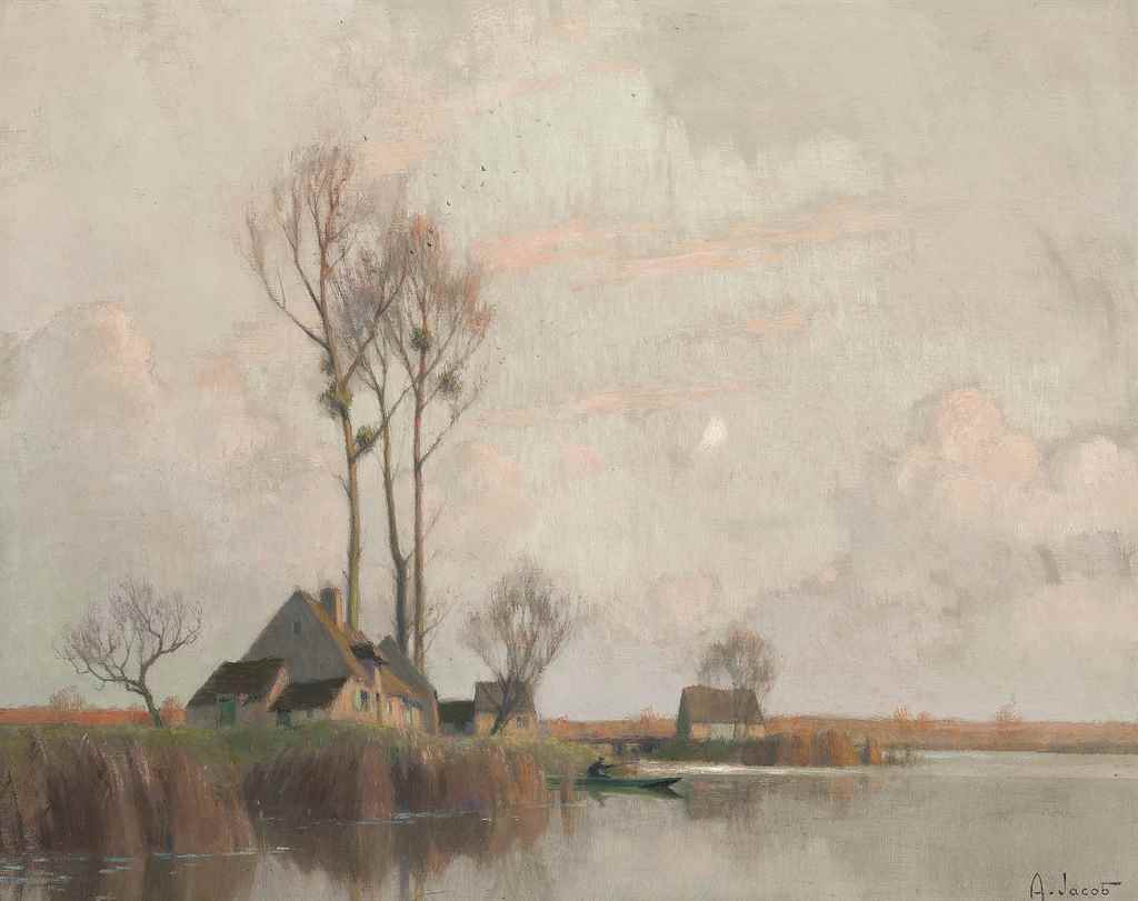 Alexandre-Louis Jacob | Landscape painter | Tutt'Art@ | Pittura ...