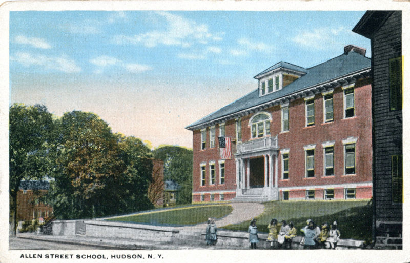 Old Pictures of Columbia County NY: Allen Street School, Hudson NY