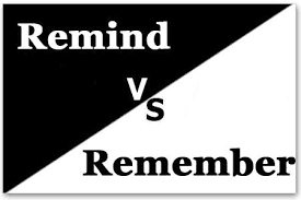 Grammar : Remember vs Remind | COBA BAHASA INGGRIS