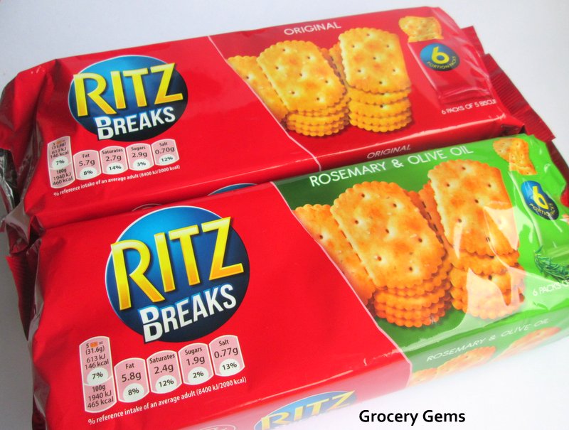 Grocery Gems: New Ritz Breaks: Rosemary & Olive Oil and Original