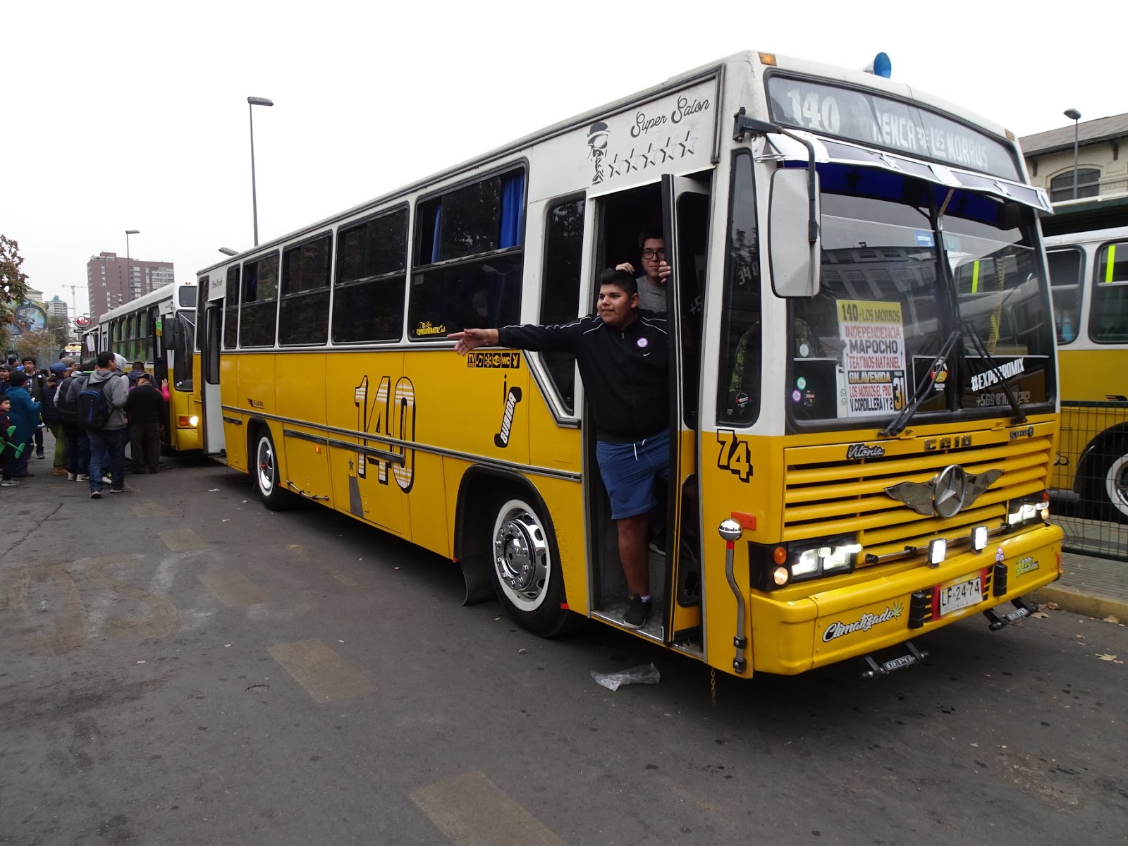 Buses amarillos de Santiago, recordados y nunca olvidados