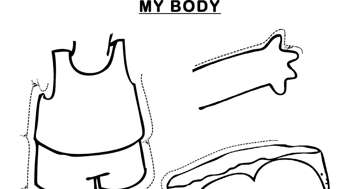 ENGLISH CORNER: MY BODY CRAFT SHEET