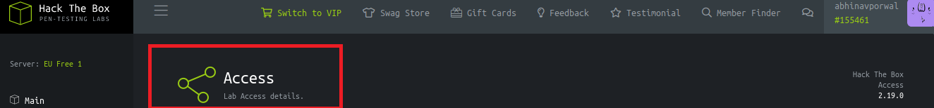 HackTheBox.eu Lab Setup