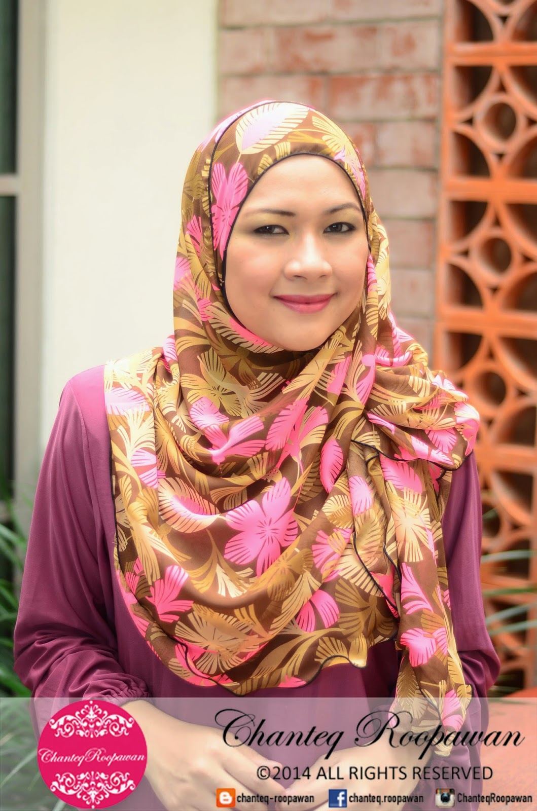 Chanteq Roopawan: CORAK BARU ~ Selendang Panjang Chiffon Bercorak (Long ...