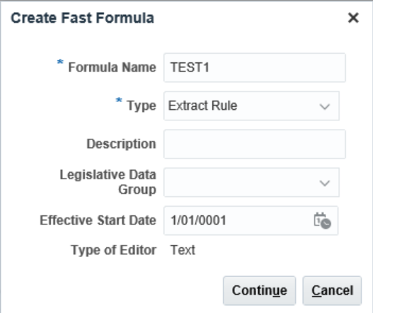 OA - Learning: Create Custom Fast Formula in HCM Cloud