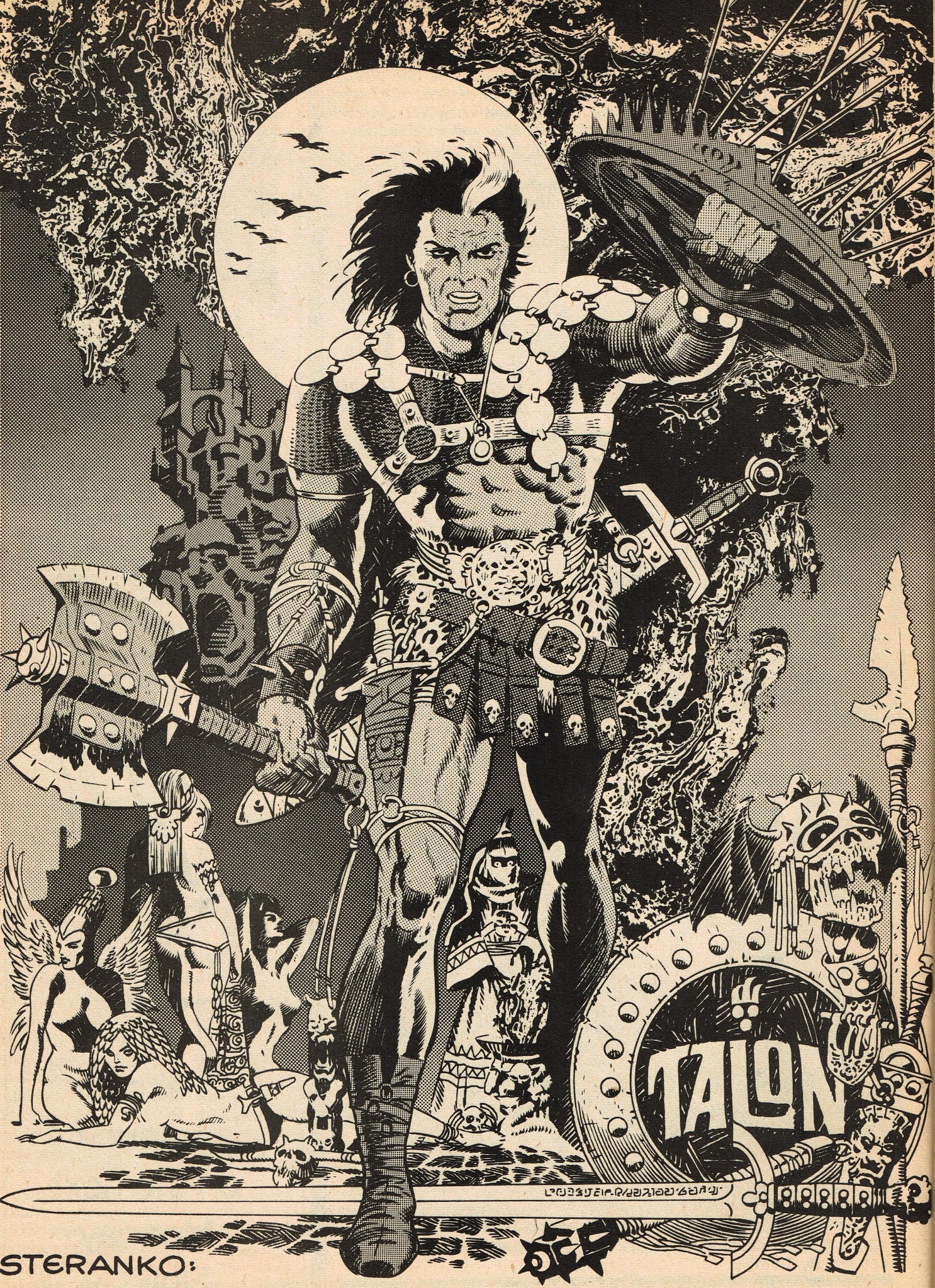 Cap'n's Comics: The Talon Poster by Jim Steranko