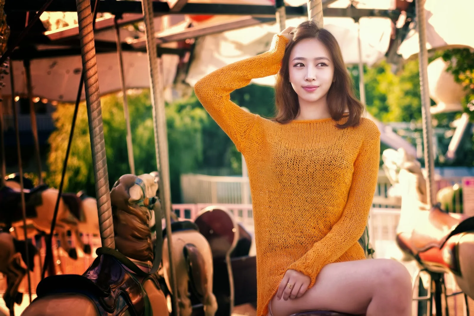 Shin Hae Ri outdoor - Cute Asian Girls