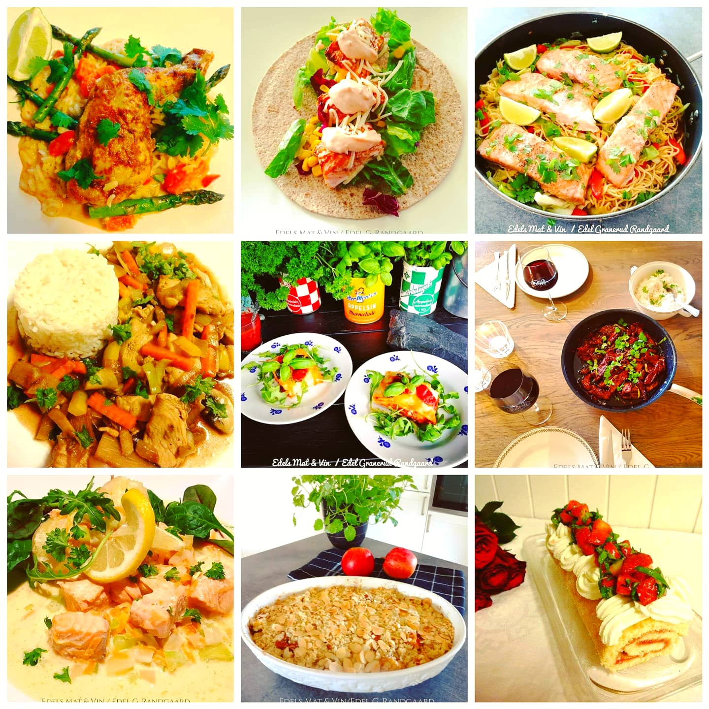 Edels Mat : UKEMENY - Raske middager på 30 minutter