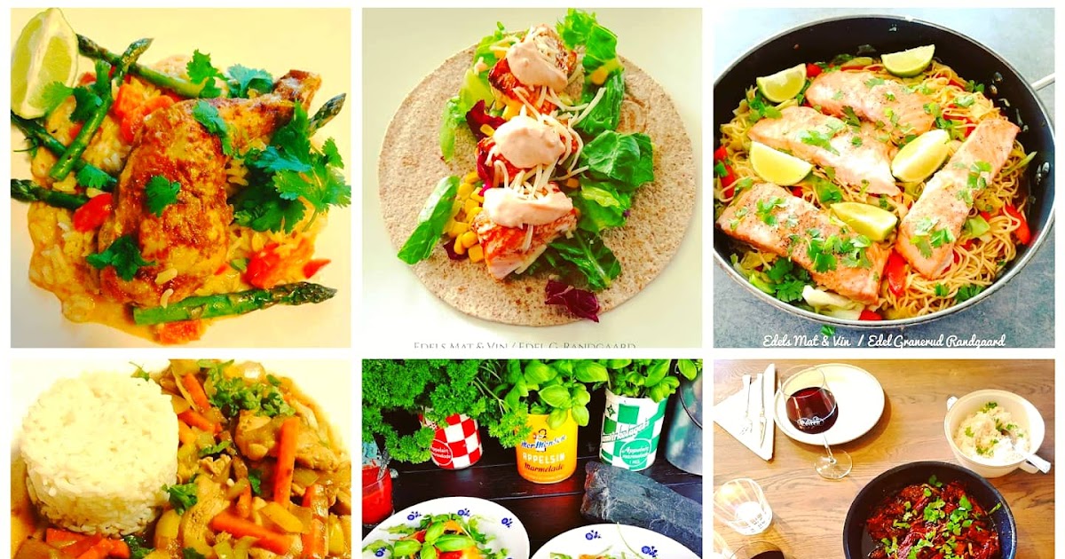 Edels Mat : UKEMENY - Raske middager på 30 minutter