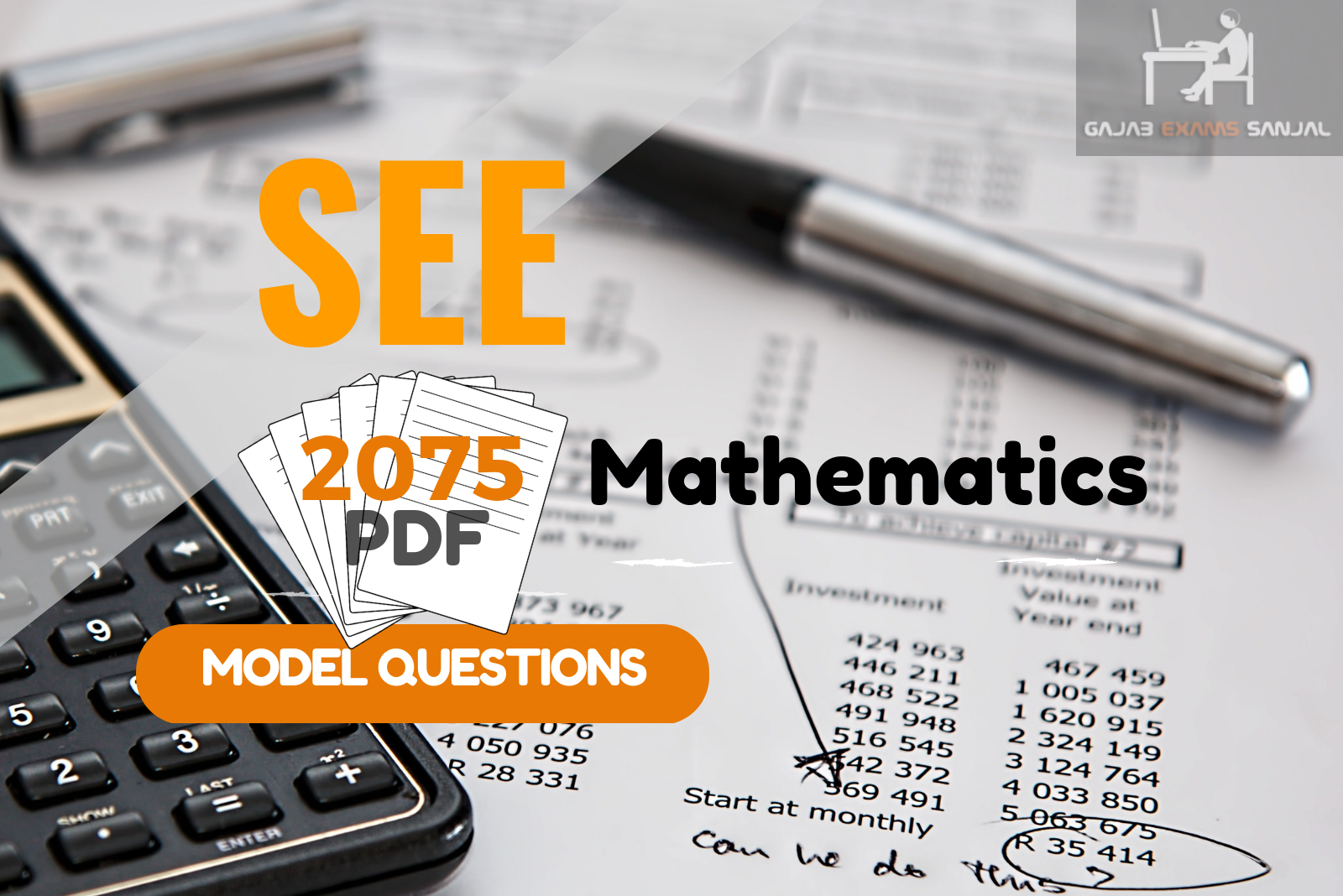 SEE Question Paper Math 2075 Class 10 Mathematics Question SEE see-question-paper-math-2075-class-10-mathematics-question-see