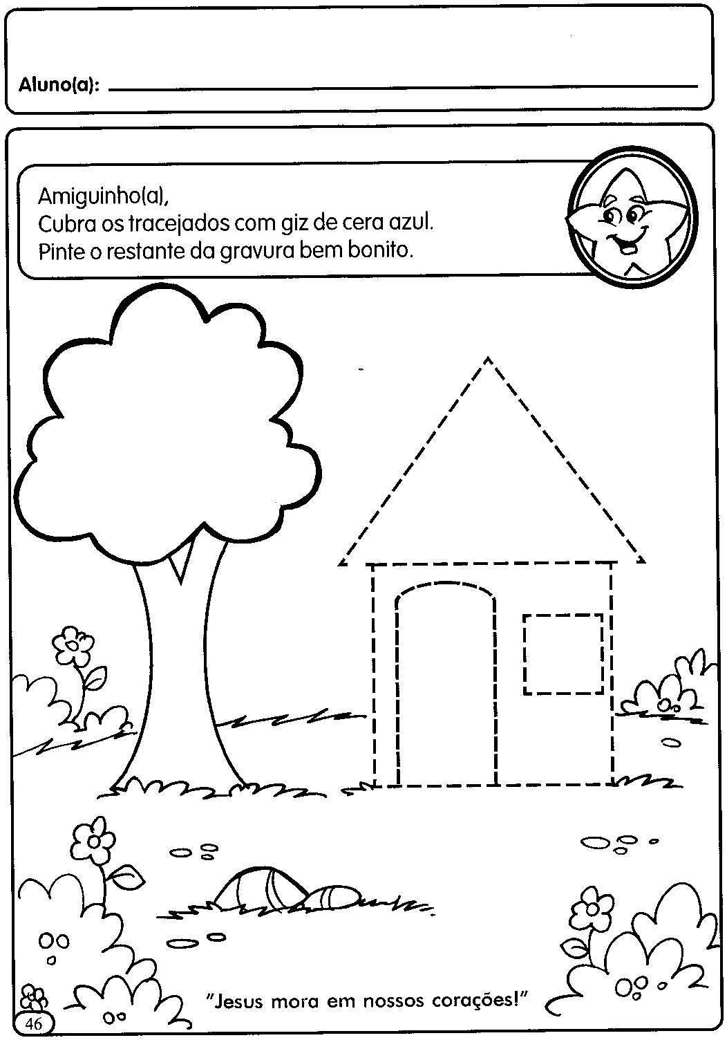 Jardim da Tia Di♥: ATIVIDADES COM TRACEJADO PARA MATERNAL