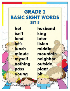 BASIC SIGHT WORDS (Grade 2) Free Download - DepEd Click