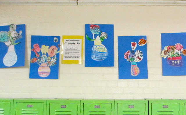 The Primary Colors: Lesson Plan: Van Gogh Vases Collage