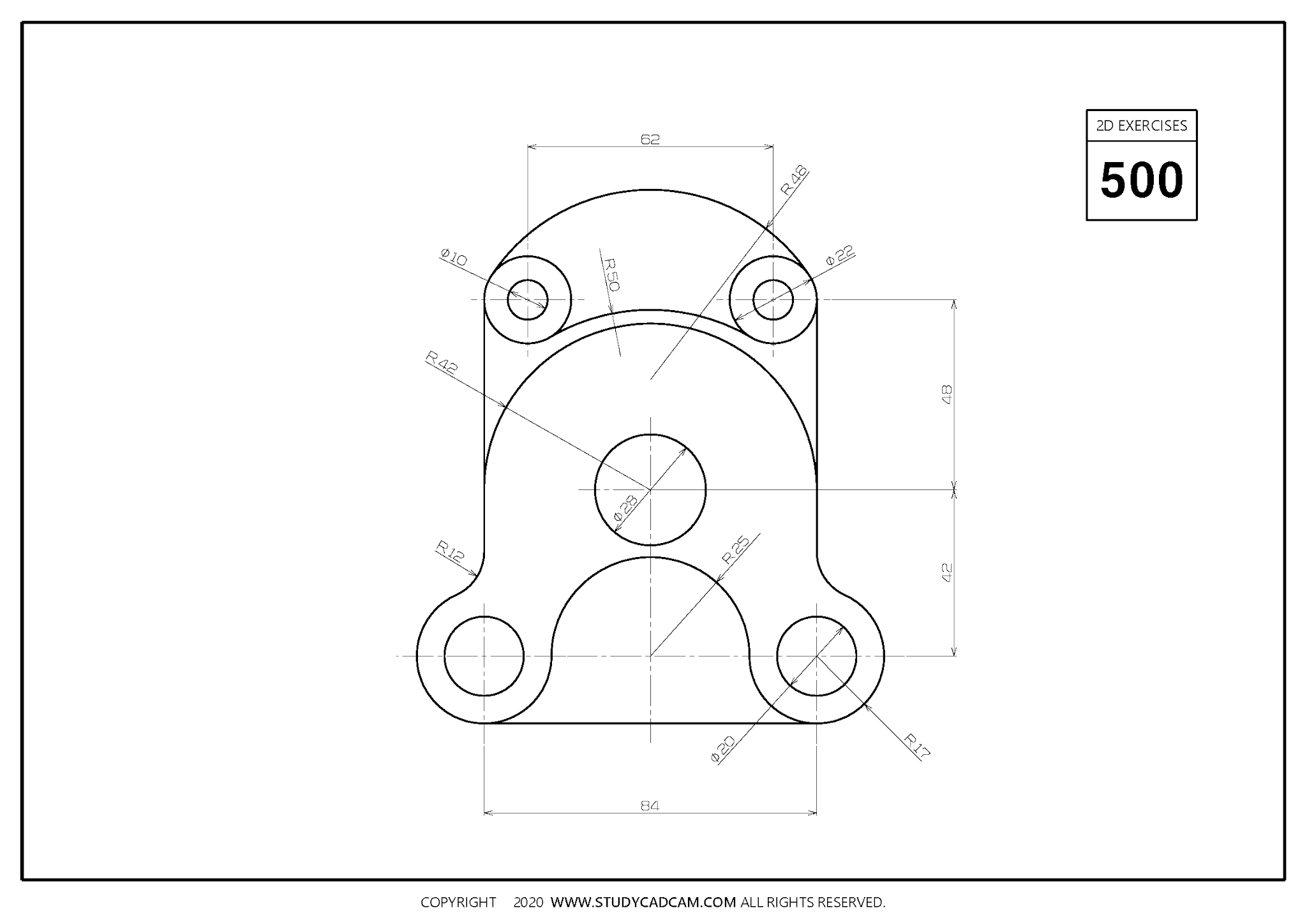 2D CAD EXERCISES 500 2d-cad-exercises-500