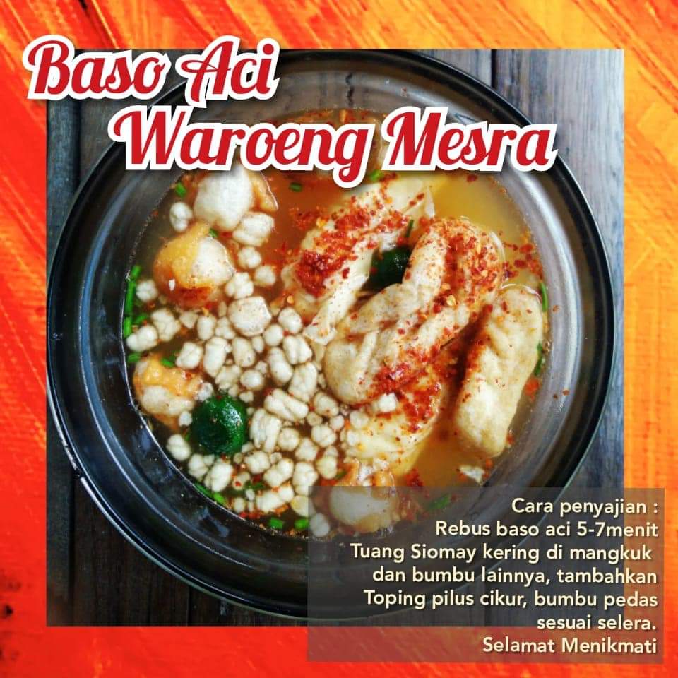 Baso Aci Mercon Daging Sapi Waroeng Mesra. - PANSERBA