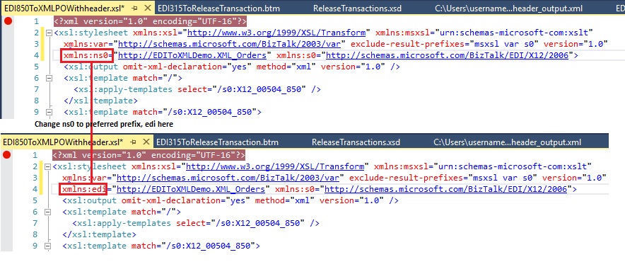 Removing Ns0 Prefix From Xml Output From Biztalklogic App Xslt Map How To Remove The 8503