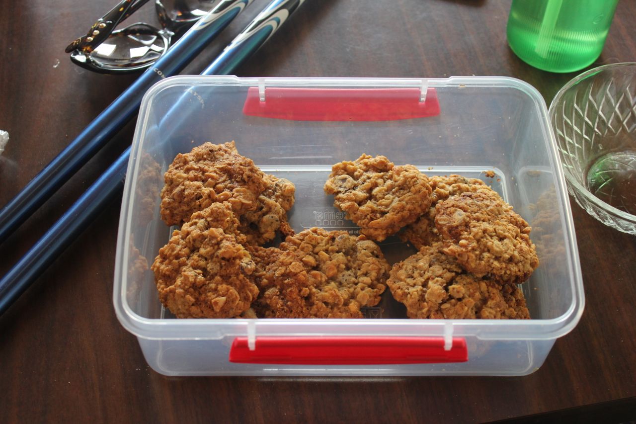 Green Gourmet Giraffe Hazelnut Oat Choc Chip Cookies And The Long Weekend