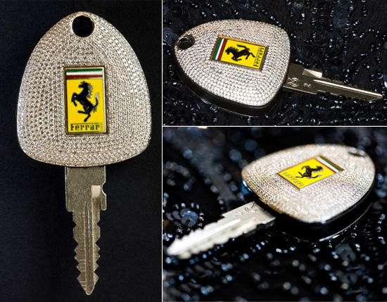 Diamond-studded Ferrari keys