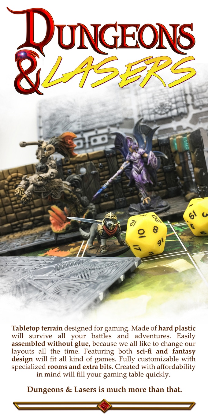 Tabletop Fix: Load Board Game - Dungeons & Lasers Kickstarter Preview