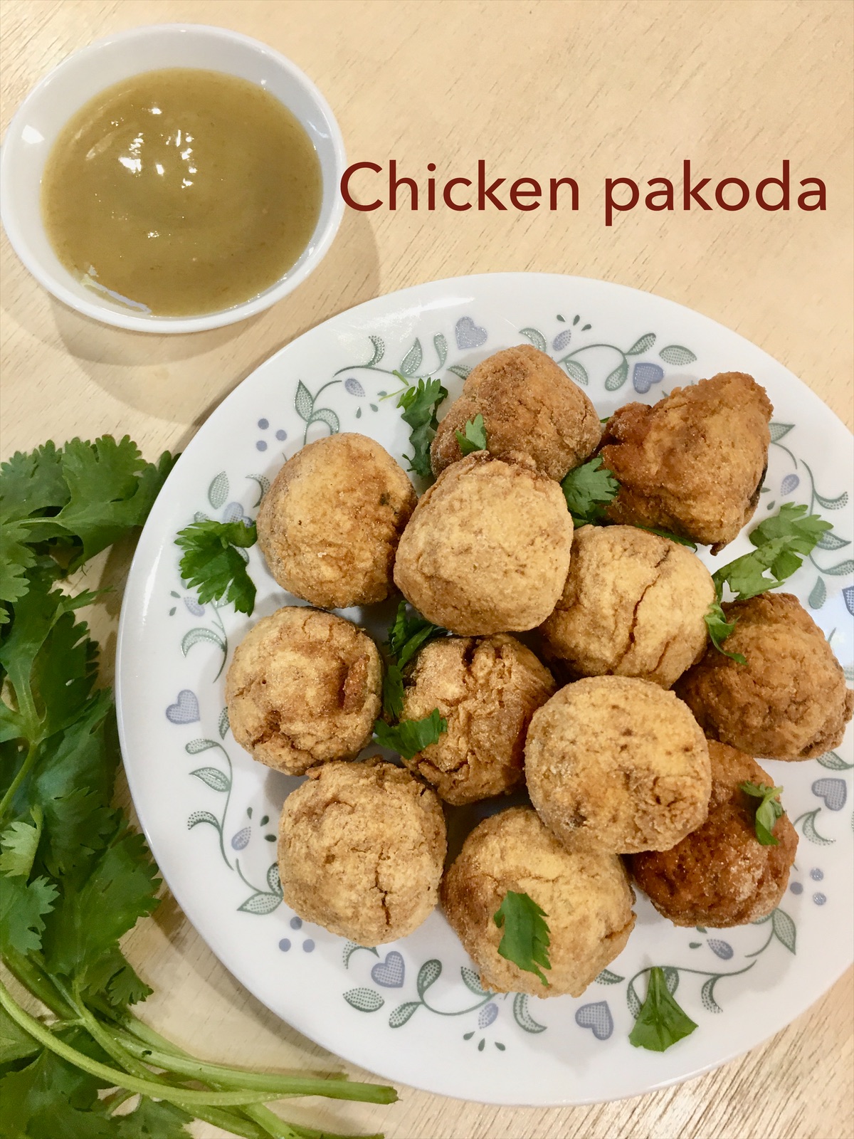 Chicken Pakoda ( Nanking Style ) - From Sushma's Kitchen